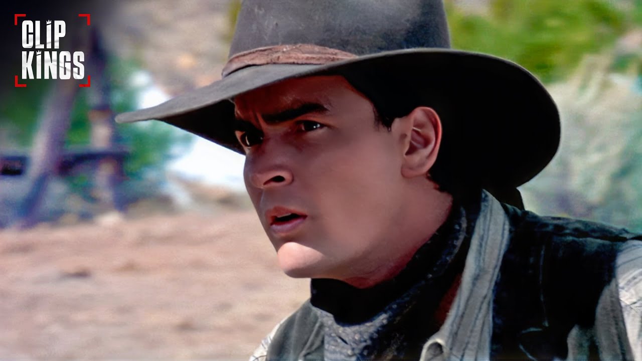 "Get Ready for Hell" (Charlie Sheen Full Scene) | Young Guns - YouTube