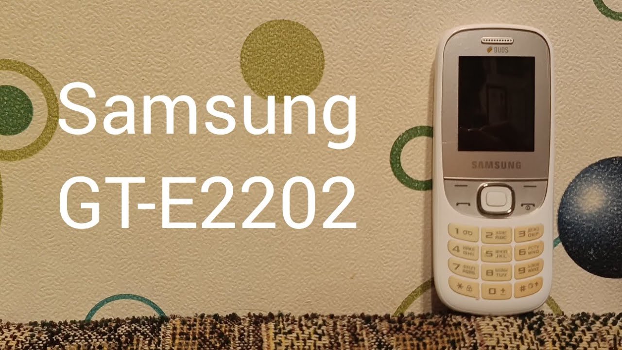 Samsung E2202 Обзор - YouTube