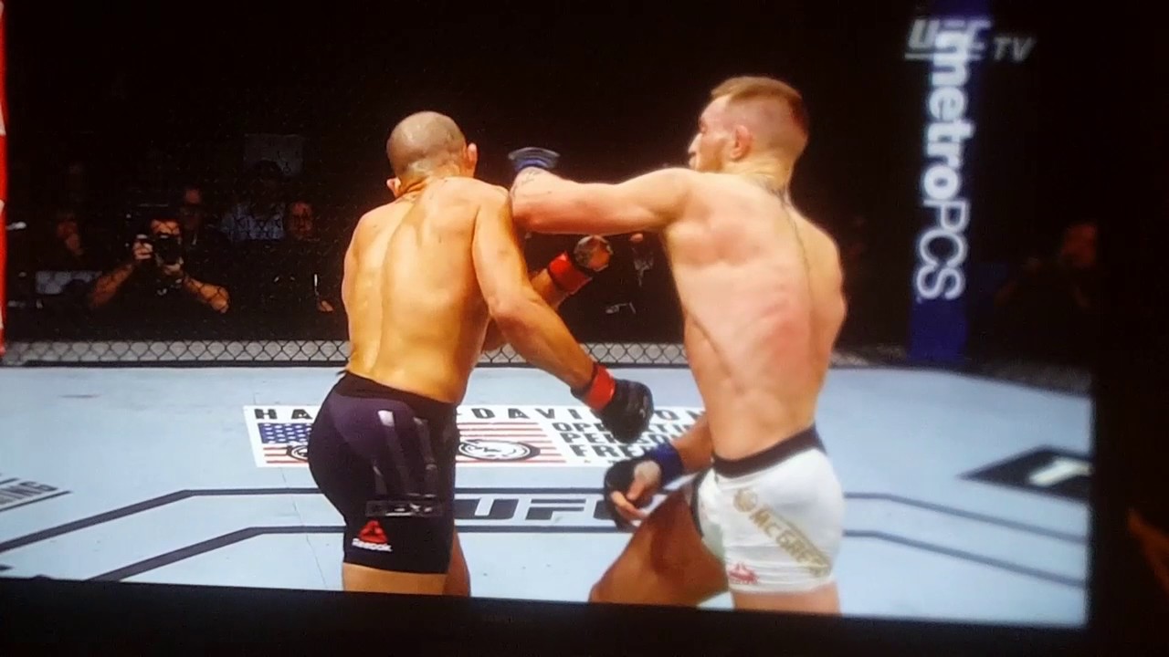 McGREGOR vs ALVAREZ ko 2nd ROUND ufc 205 - YouTube