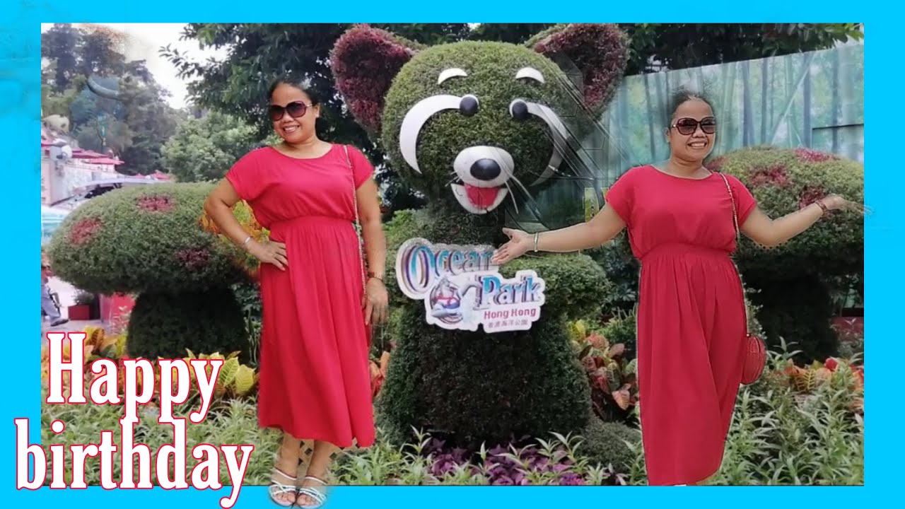 Ocean Park, HongKong, end of the whole day "A happy birthday" | Rizza ...