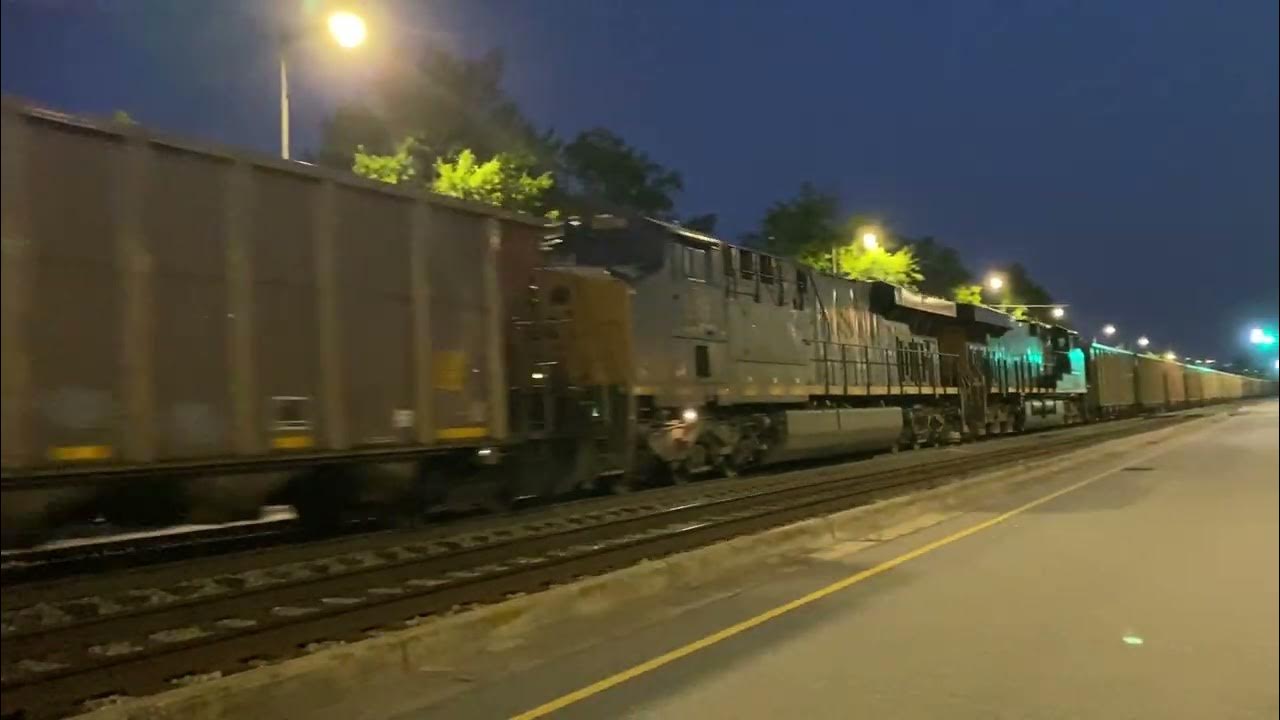 Massive Coal Train 200+ Cars! CSX 828 ES44AH W/ Nice K5HL & Double DPU’S Leads C332-08 In Fay,NC ...