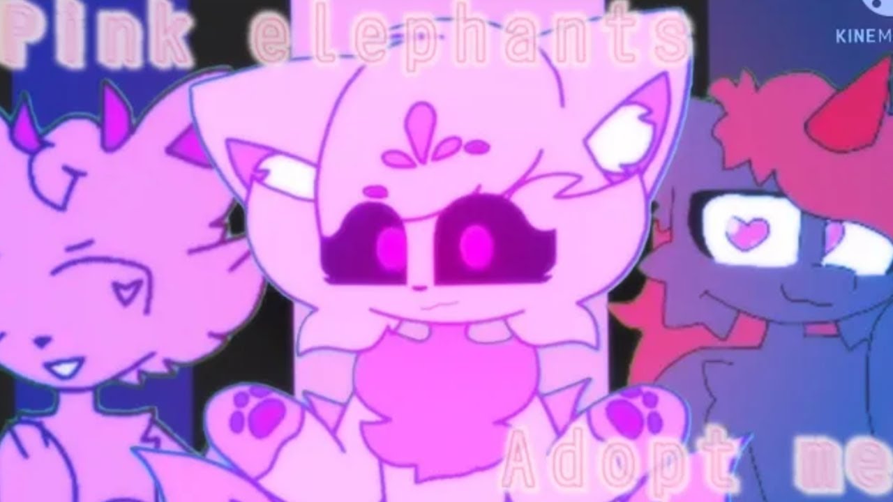 Pink Elephants Meme - Adopt Me Animation - Collab - YouTube
