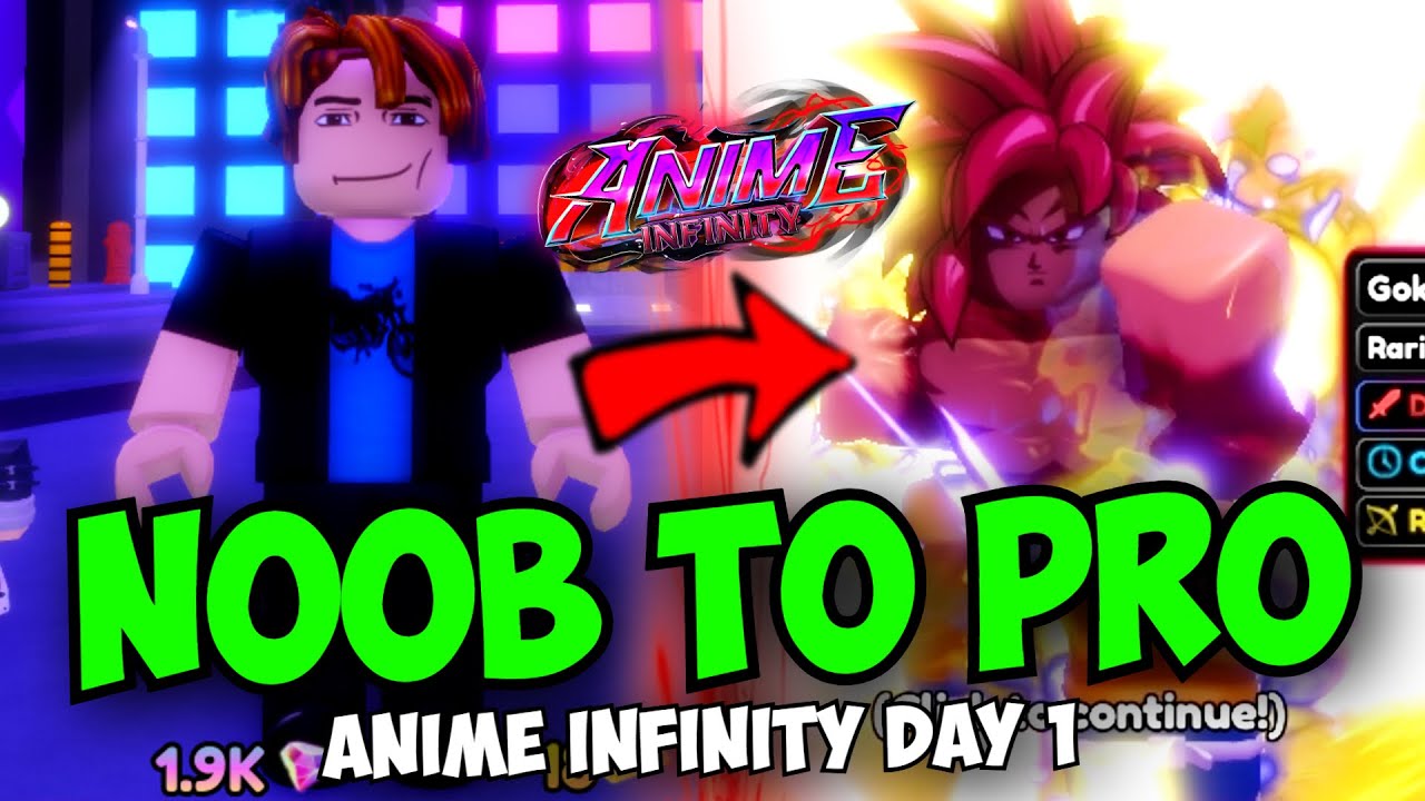 [3 CODES] Going From Noob to Pro in Anime Infinity! - YouTube