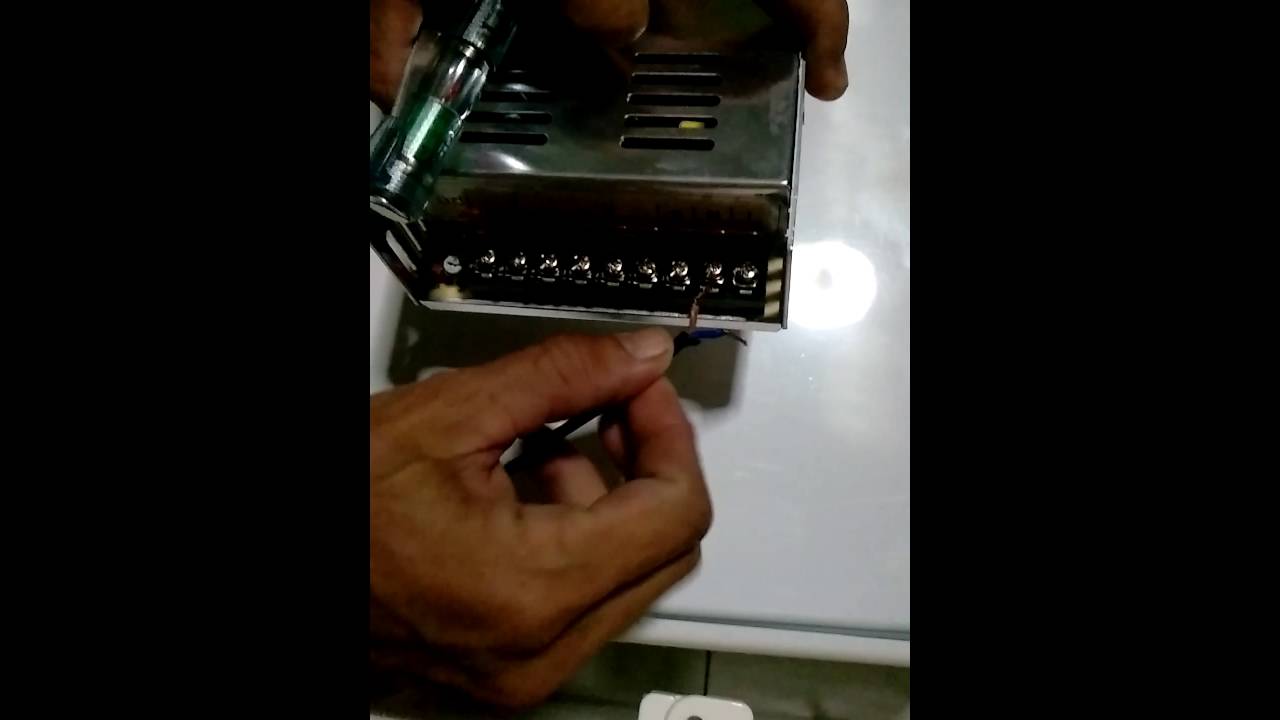 การต่อใช้งาน Switching Power Supply - YouTube