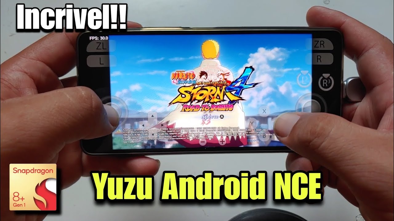 Finalmente Yuzu Android com NCE velocidade muito boa - YouTube