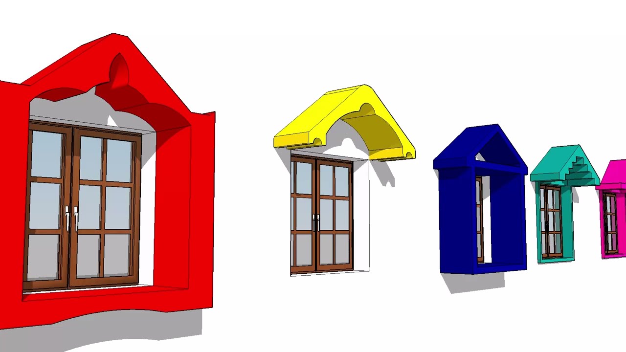 Sunshade design | Window design | Modern house design | House elevation ...