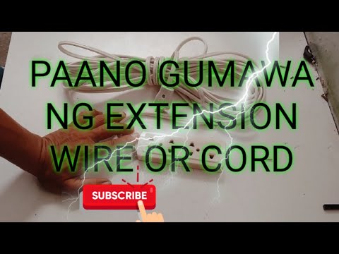 How to make extension cord or wire - YouTube