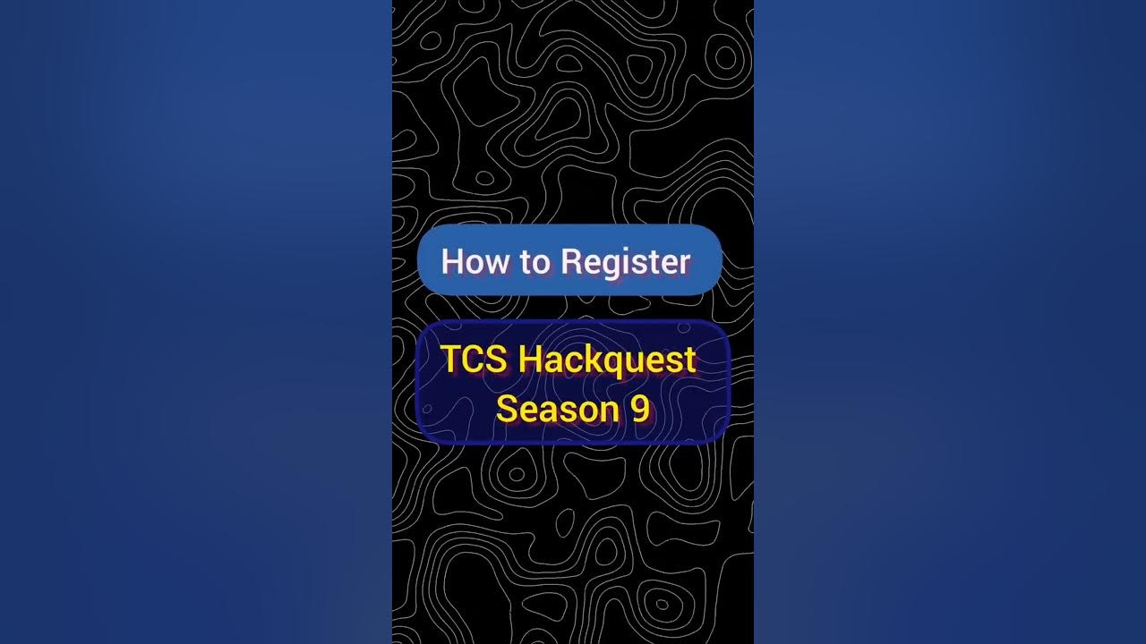 How to register TCS Hackquest Season 9 #hackquest #tcshiring #tcs #hiring #jobhiringnow - YouTube