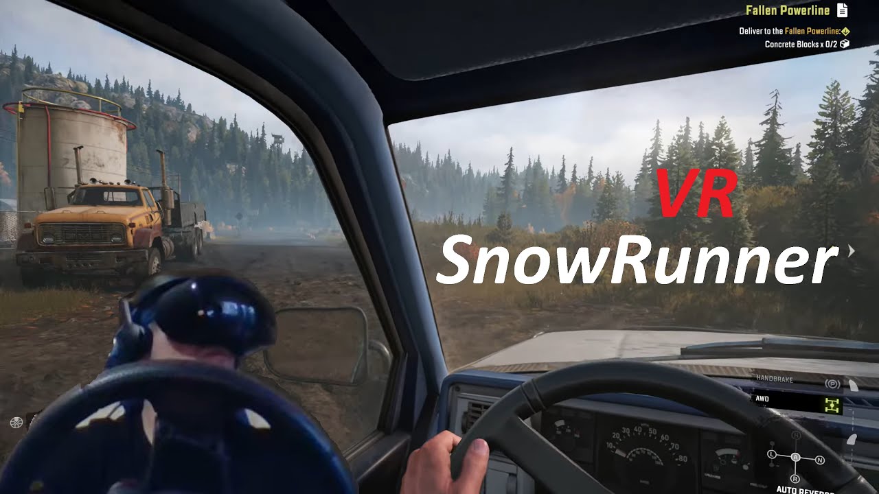 SnowRunner VR Driver stream 1106 - Smithville Dam Descovery #snowrunner ...