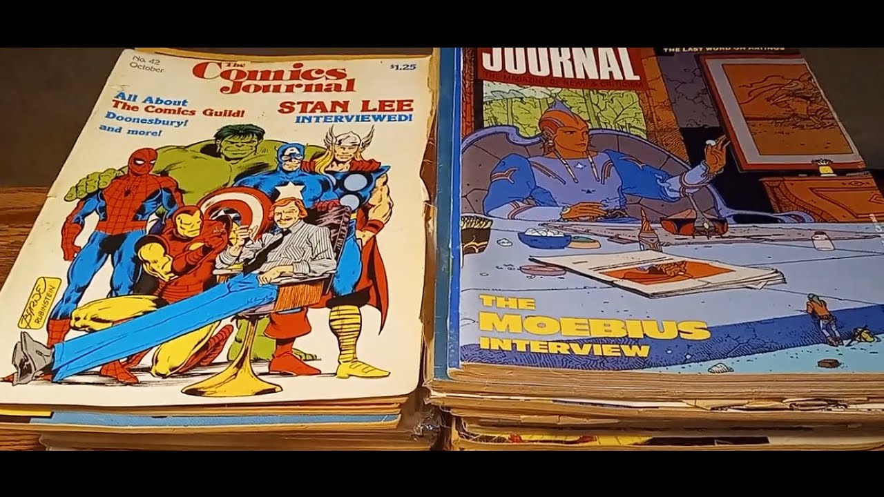 Why THE COMICS JOURNAL was the best magazine ever! - YouTube