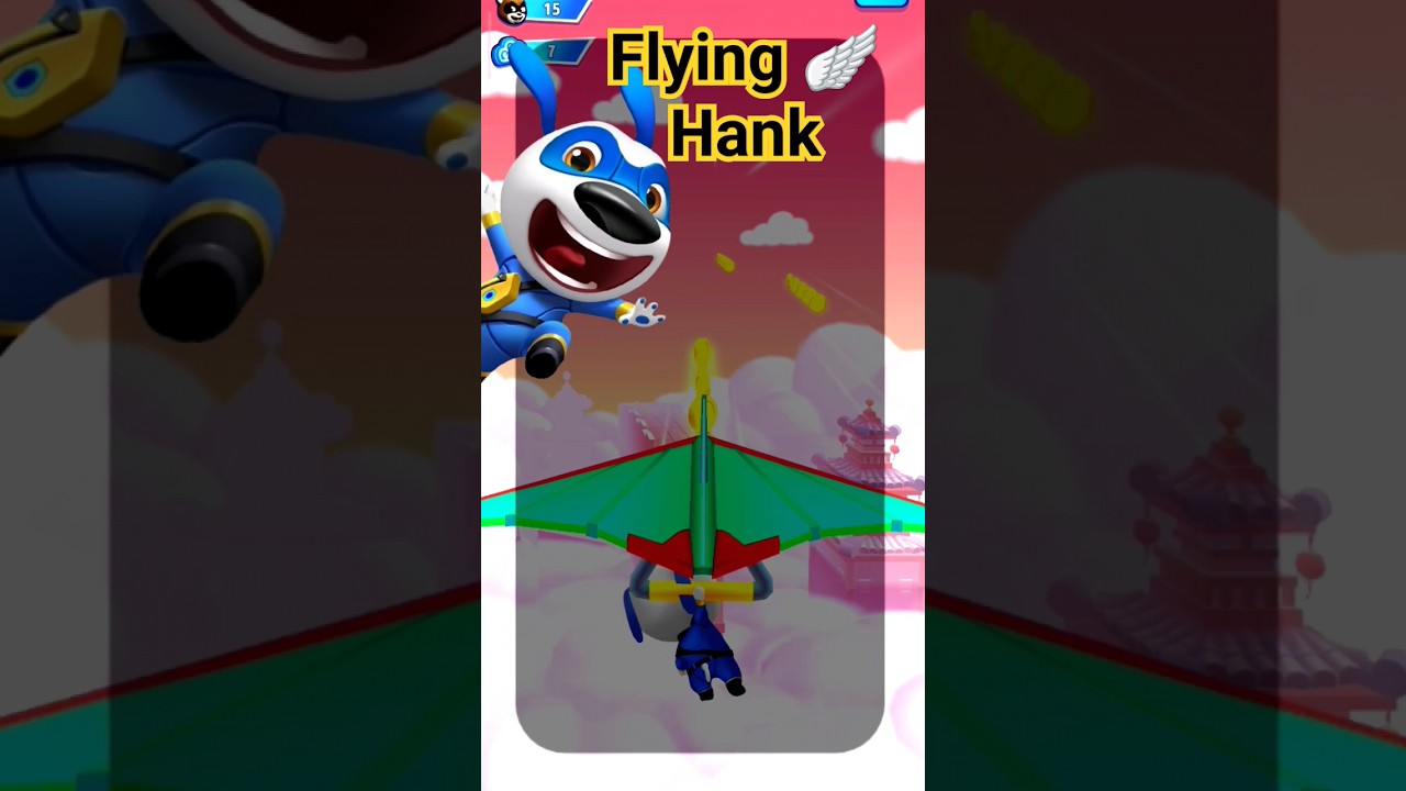 Flying 🪽💸 Dashing Hank ll Talking Hank ll #shorts #gameplay ##sh - YouTube
