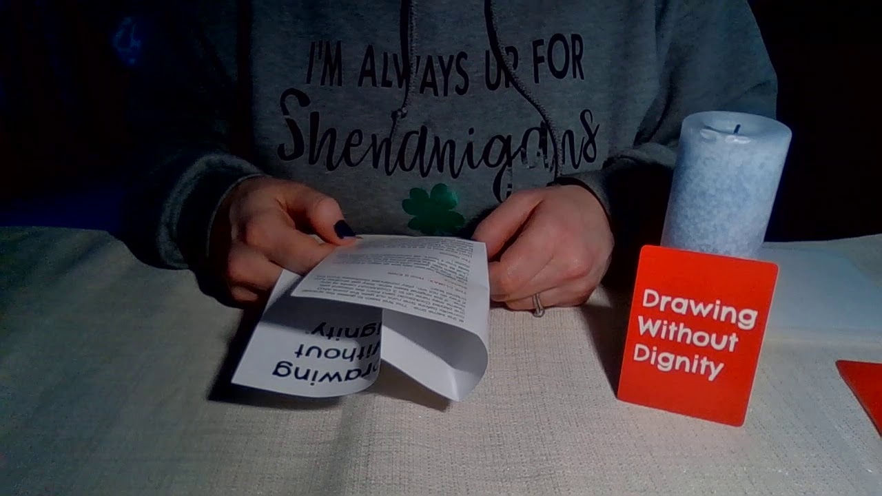 DRAWING WITHOUT DIGNITY CARD GAME REVIEW (EXPLICIT!) - YouTube