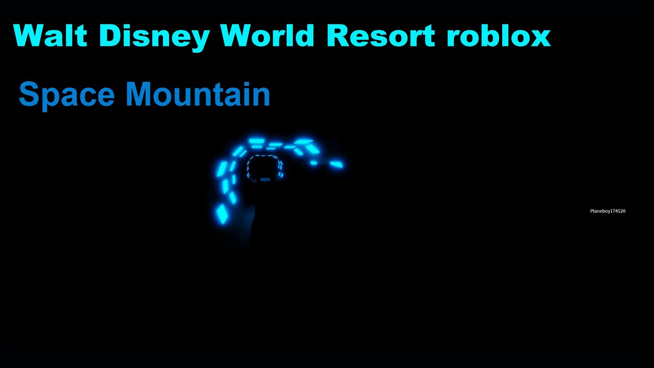 Walt Disney World Resort roblox - Space Mountain - YouTube