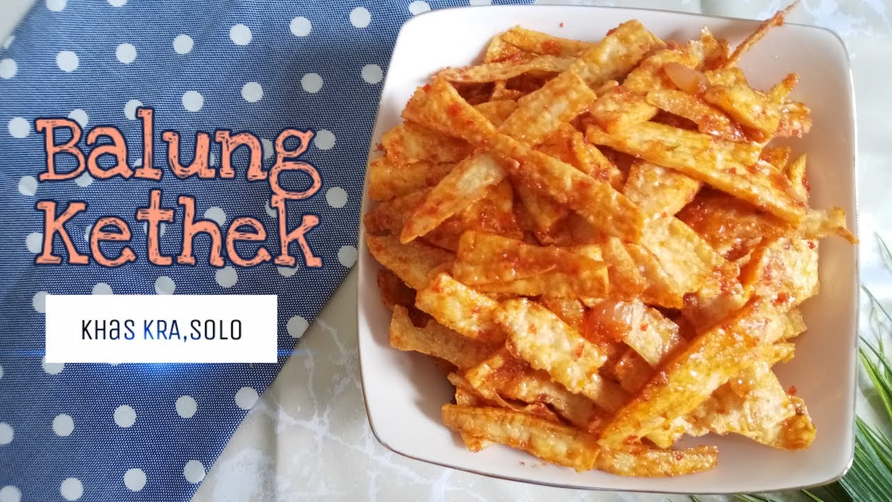BALUNG KETHEK PEDAS MANIS / Balung Kethek Singkong Khas Karanganyar ...