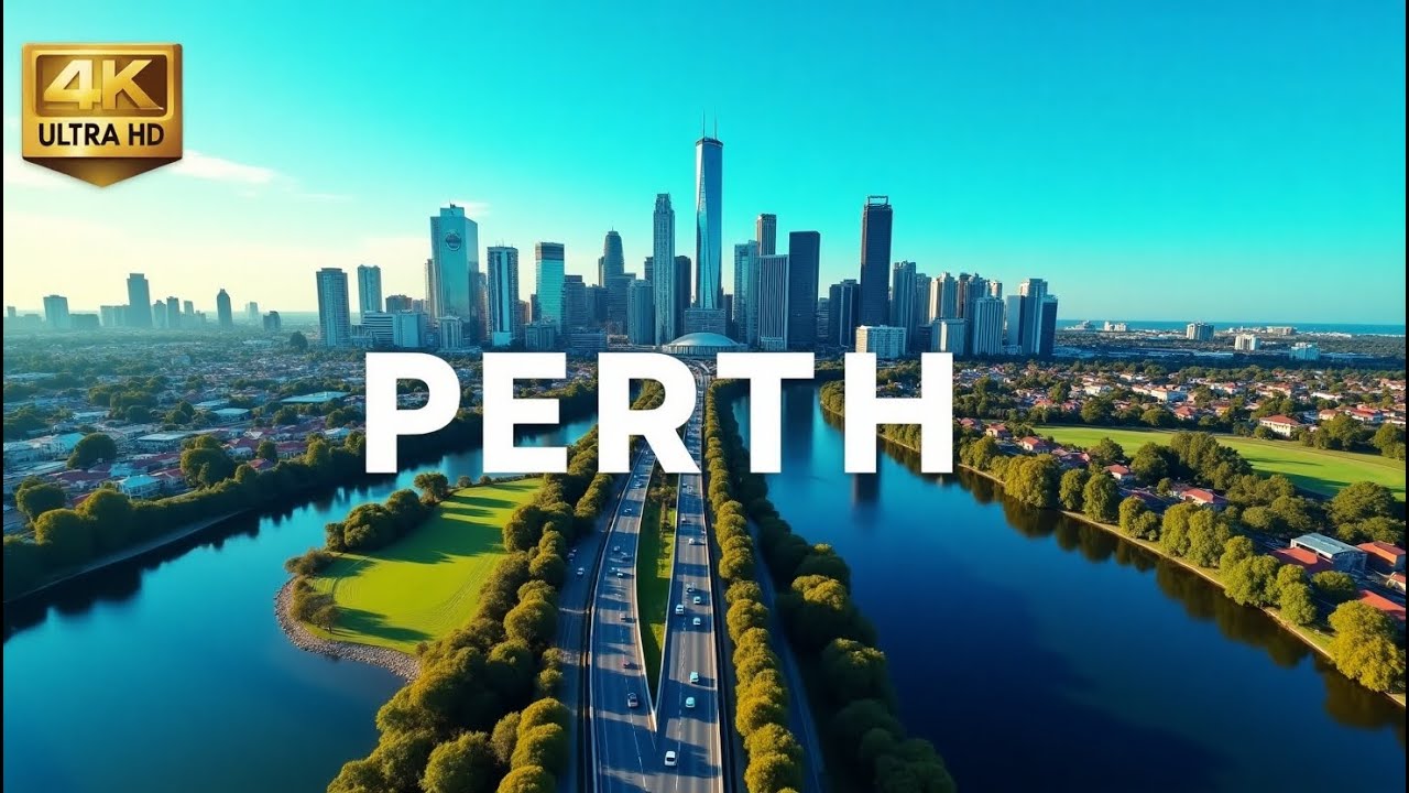Perth, Australia 4K | Stunning Aerial Drone Footage of the City ...