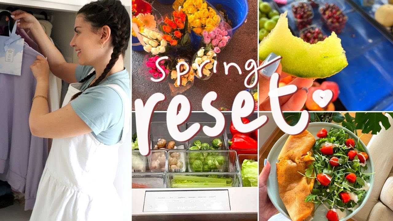 SPRING RESET | Οργάνωση ντουλάπας, Οργάνωση κουζίνας & μερικά νεάκια! 🌸 ...