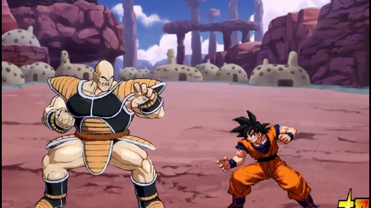 Goku Vyn Style vs Nappa DBFZ - Epic Mugen Fight - YouTube