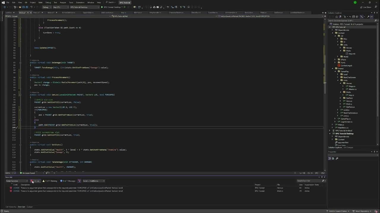 Smooth Radial Movement - Monogame Dev Tutorials C# - p 2-18 - YouTube