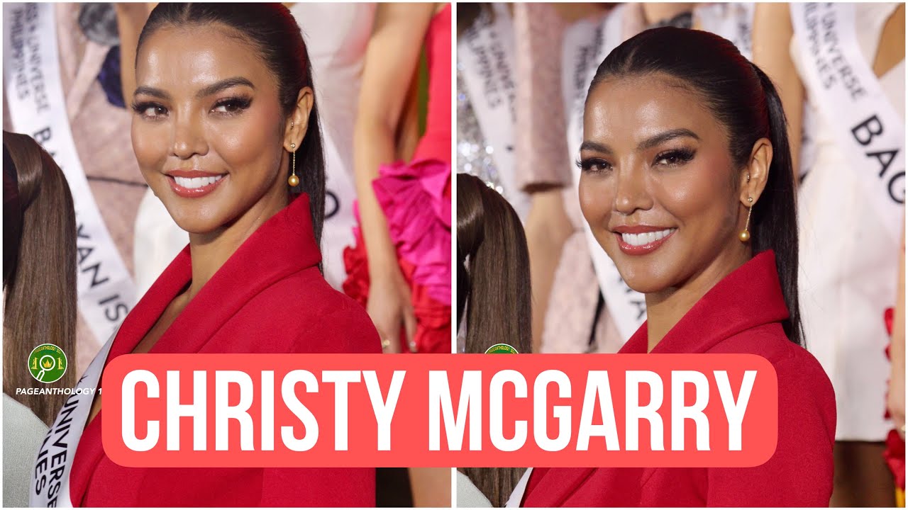 Christi McGarry • Press Presentation of Miss Universe Philippines 2024 ...