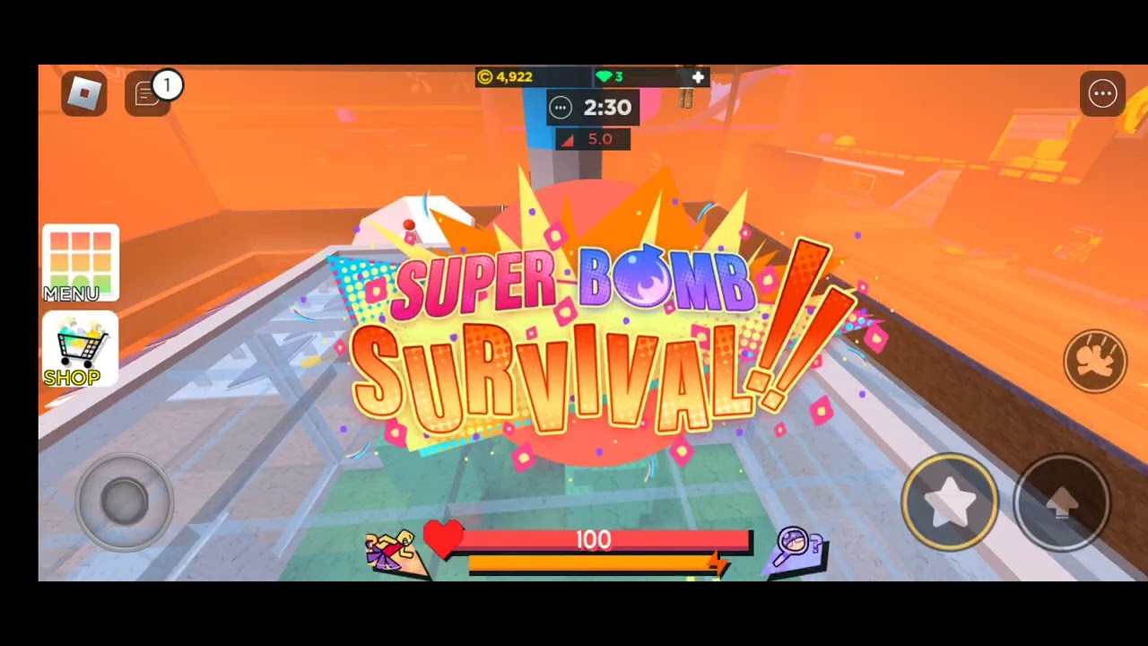 bomb chaos in super bomb survival (roblox). - YouTube