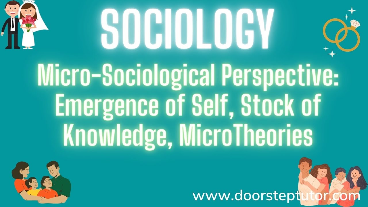 Micro-Sociological Perspective: Emergence of Self, Stock of Knowledge ...