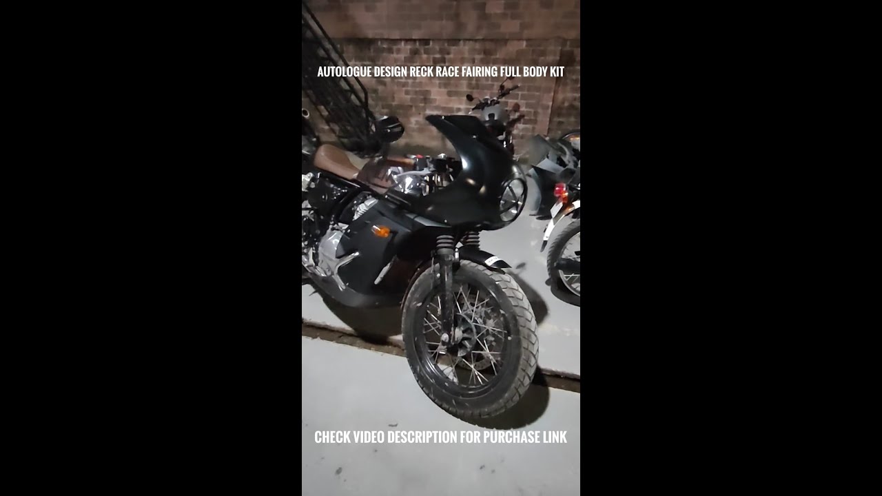 Autologue Design Race Fairing Body Kit on the #RoyalEnfield # ...