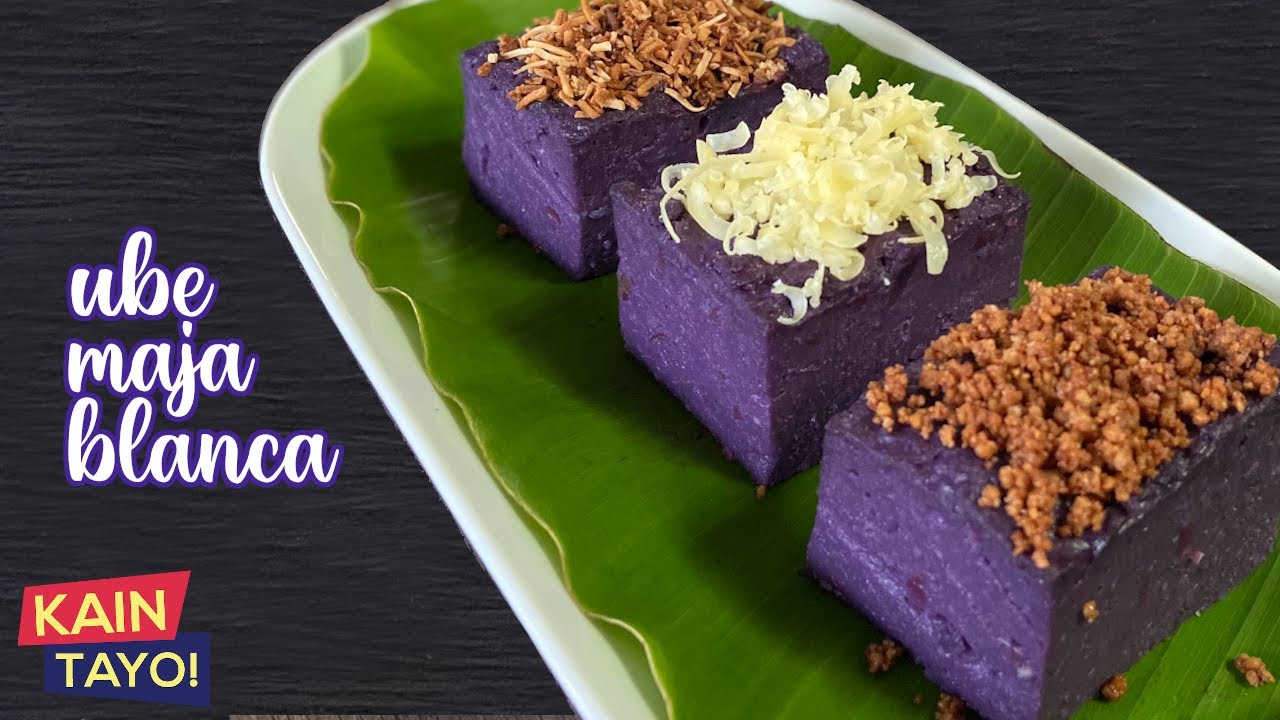 Ube Maja Blanca / Quick and Easy Filipino Kakanin - YouTube
