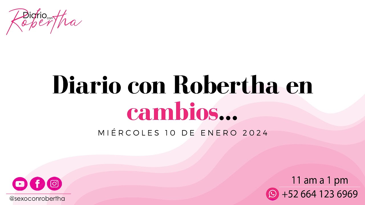 DIARIO CON ROBERTHA: Diario con Robertha en cambios... - YouTube