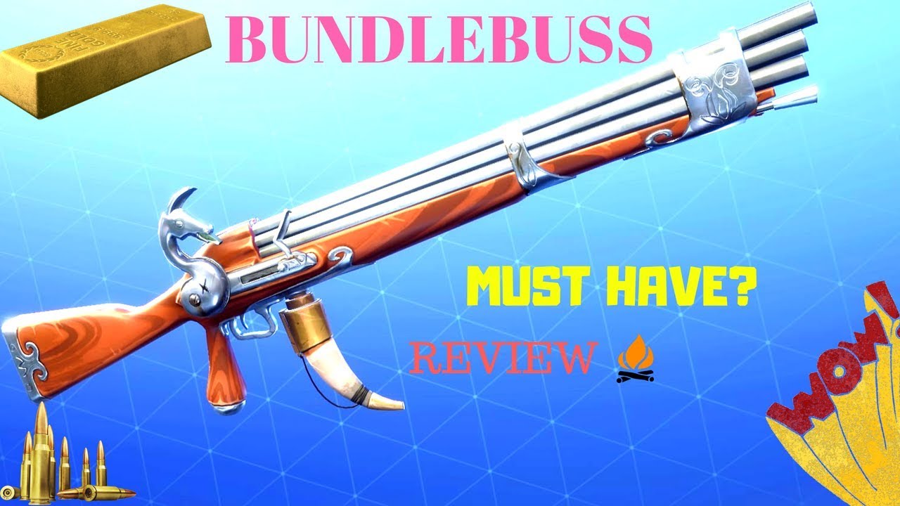 COPPER BUNDLEBUSS REVIEW!FORTNITE SAVE THE WORLD NEW GUN - YouTube