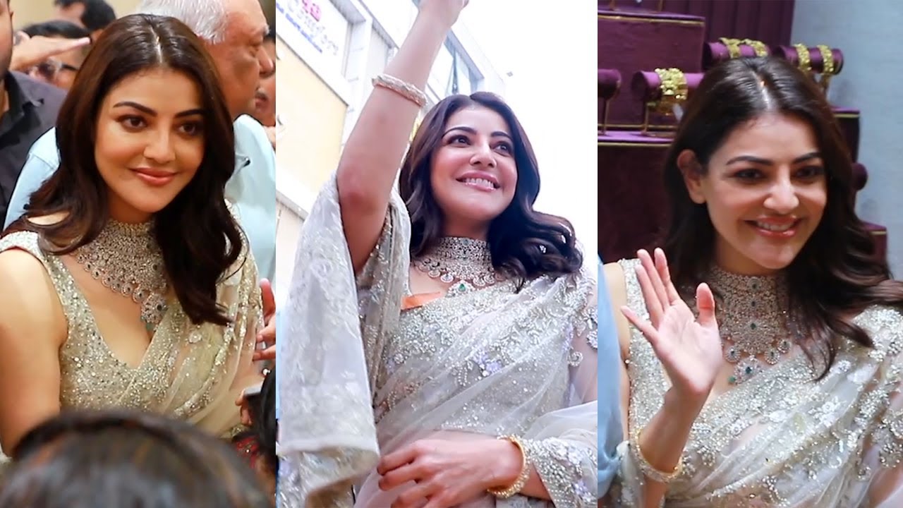 Kajal Aggarwal Launched Devi Pavitra Gold & Diamonds Luxury Jewellery ...
