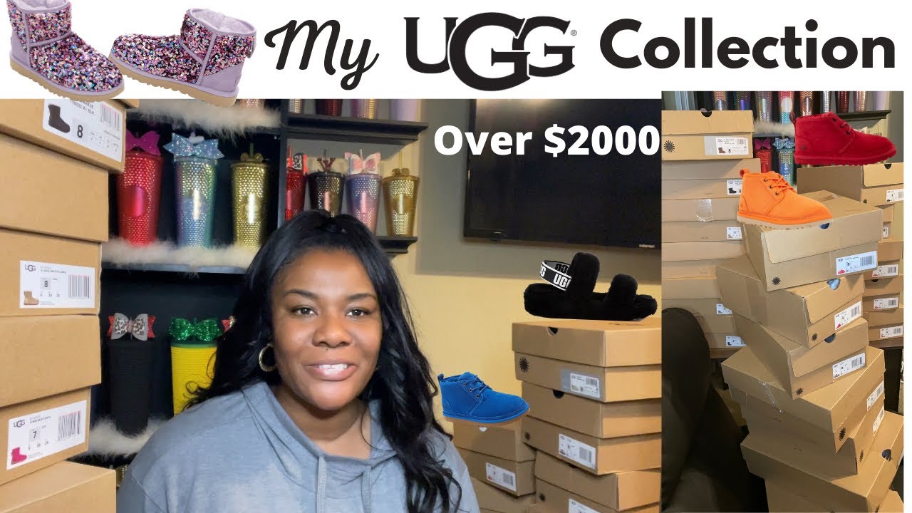 My UGG Haul | Boots, Ugg Neumel, Ugg Fluff, Slippers & more - YouTube