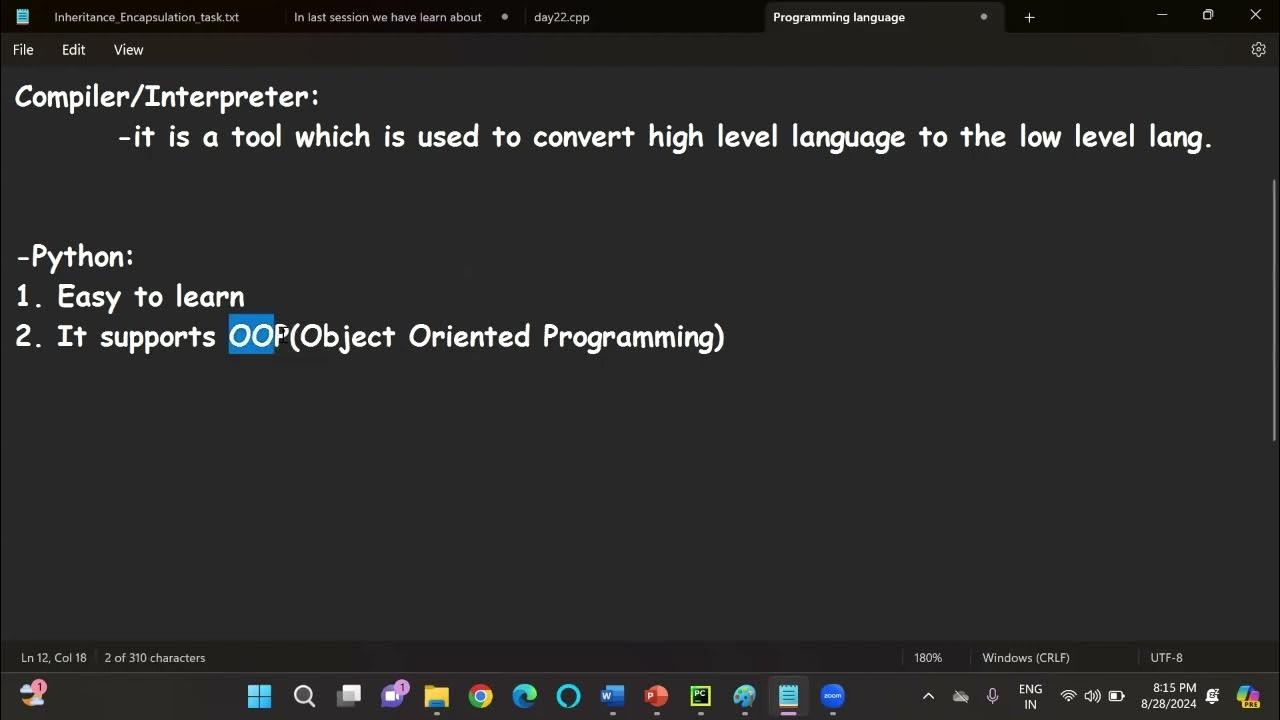 Python | session 1 - YouTube