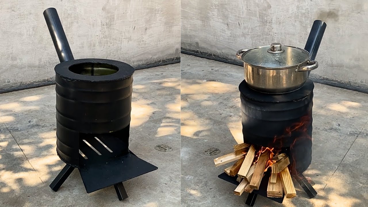 DIY - Craftsman's Ideas/How To Make A Wood Stove Using A Small Barrel ...