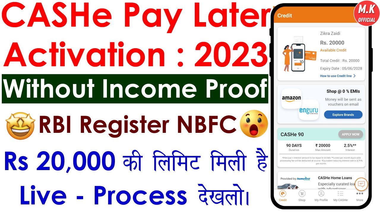 CASHe Pay Later Activation 2023 | New Pay Later App 2023 Today | CASHe ...