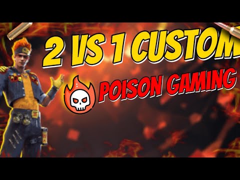 2vs1 custom free fire game play#poison gaming #video #para #samsung # ...