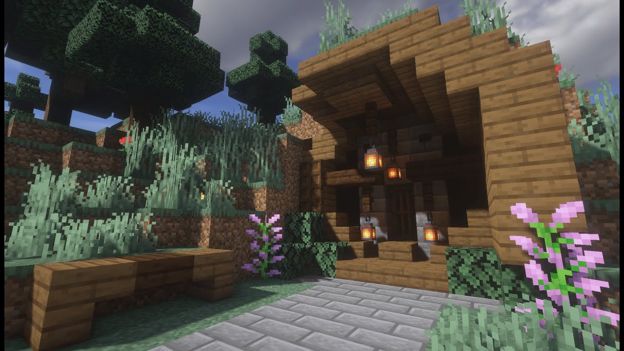 Minecraft: HOBBIT HOME TUTORIAL | Let's Build In Minecraft - YouTube