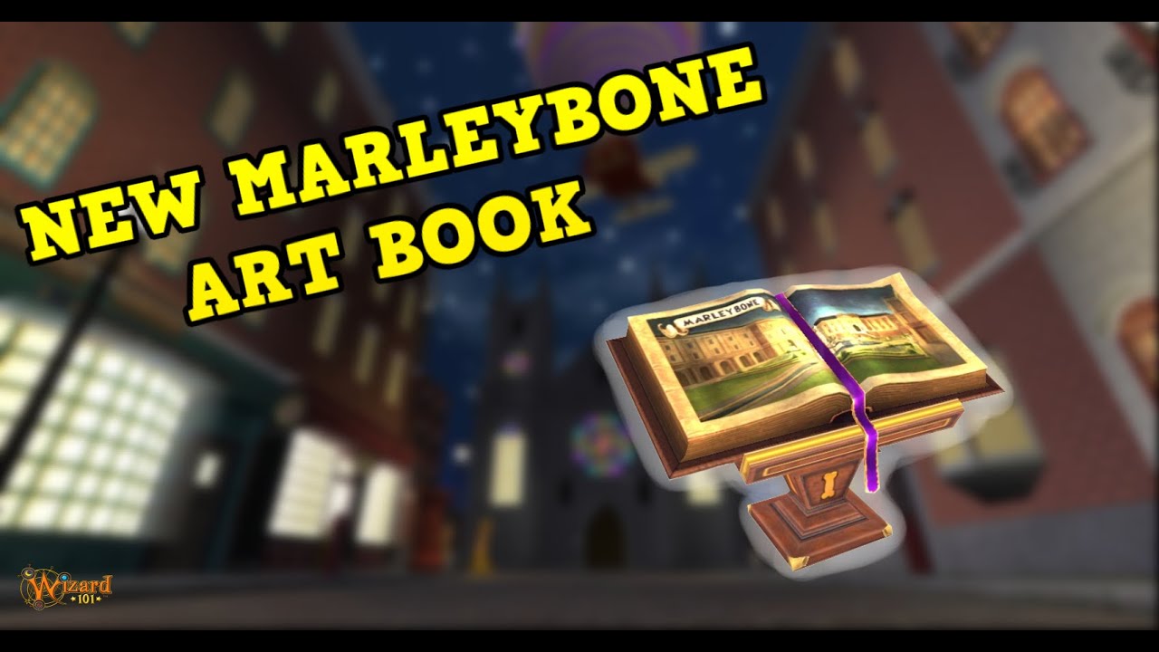 Wizard101 : NEW MARLEYBONE ART BOOK! - YouTube