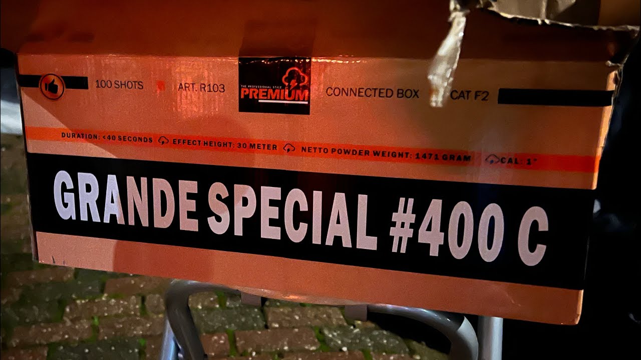 Katan Special Grande #400 : Katan Vuurwerk : 400 Shots : 25 & 30mm ...