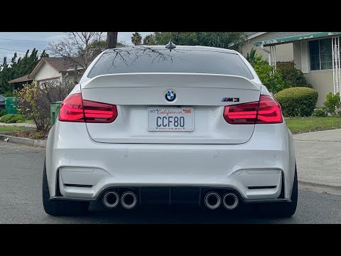F80 M3 7600 RPM MDM REVS VRSF SINGLE MIDPIPE + REMUS