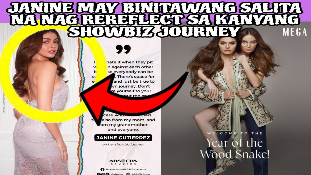 JANINE MAY BINITAWANG SALITA NA NAG REREFLECT SA KANYANG SHOWBIZ JOURNEY ️ ️ - YouTube