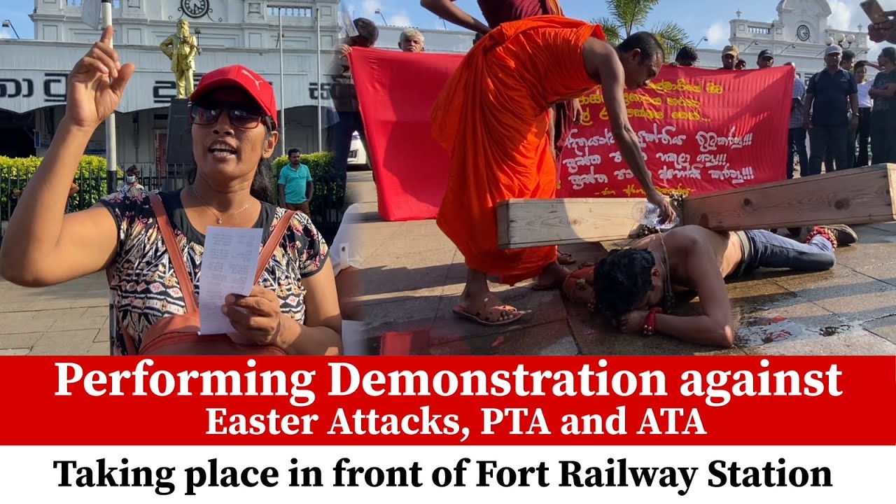 Performing Demonstration against Easter Attacks, PTA and ATA taking ...