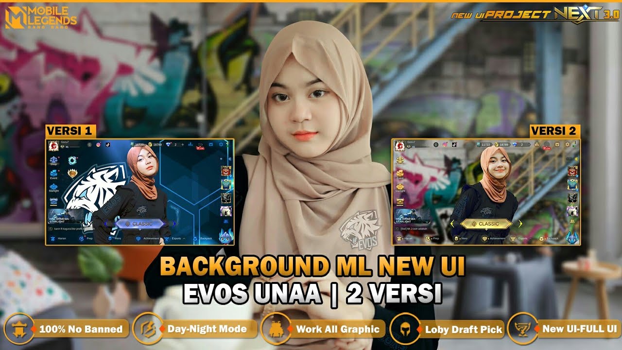 Background Mobile Legends Evos Unaa New UI - YouTube