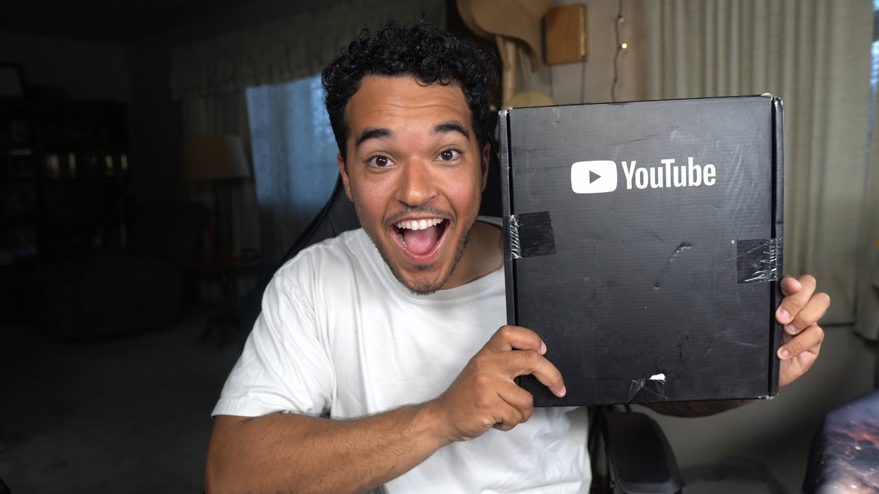 Unboxing My Silver YouTube Play Button! 100,000 Subscribers! - YouTube