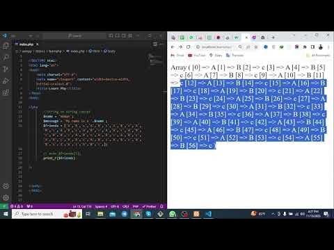 PHP class 2 - YouTube