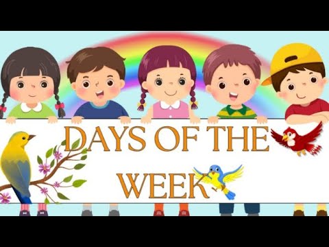 Days Of The Week To Kids | Easy and Animated Video | Kids Universe 804 ...