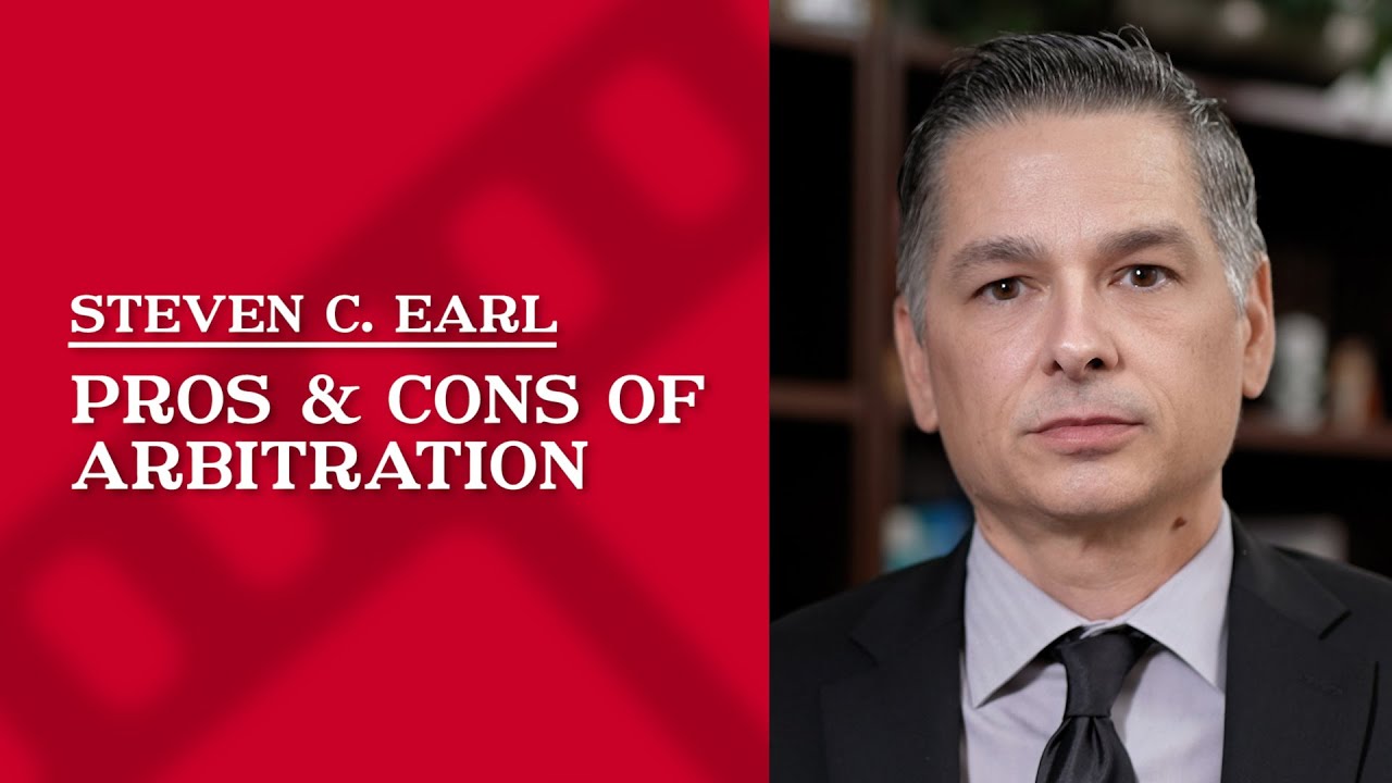 What are the pros and cons of arbitration? | Steven C. Earl - YouTube