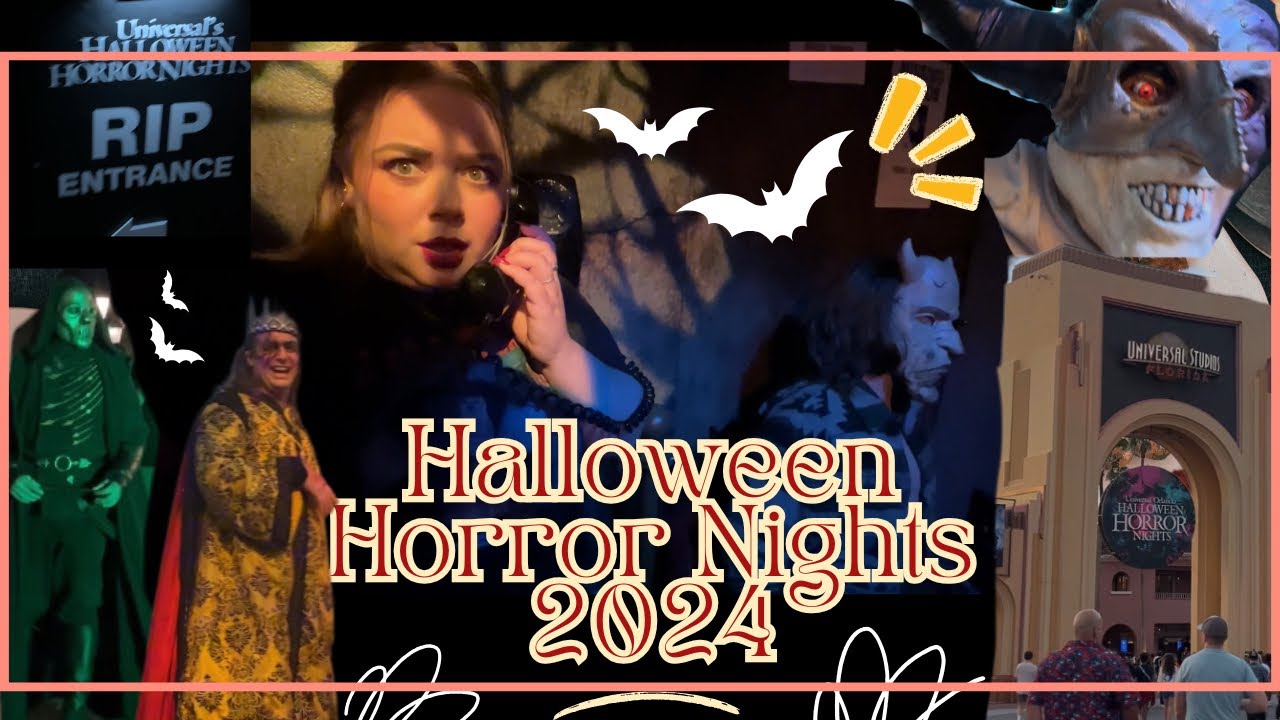 Halloween Horror Nights 2024 | Universal Orlando | RIP tour - YouTube
