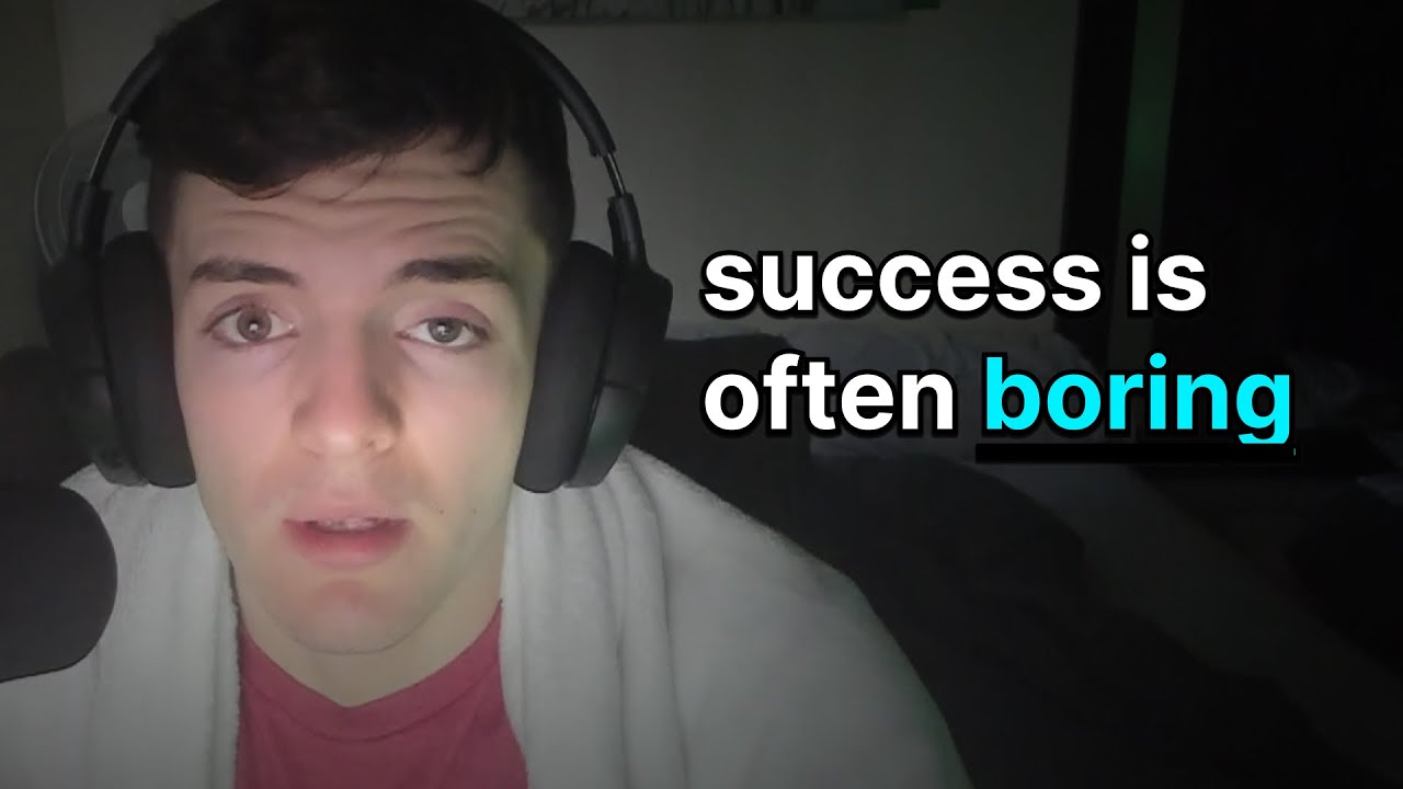 doing the boring stuff matters A LOT - YouTube