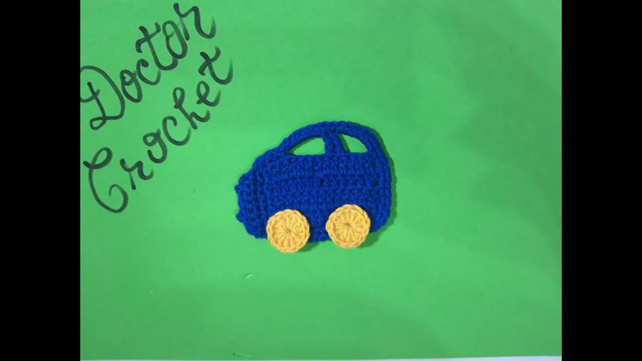 Masinuta crosetata pentru decor - YouTube