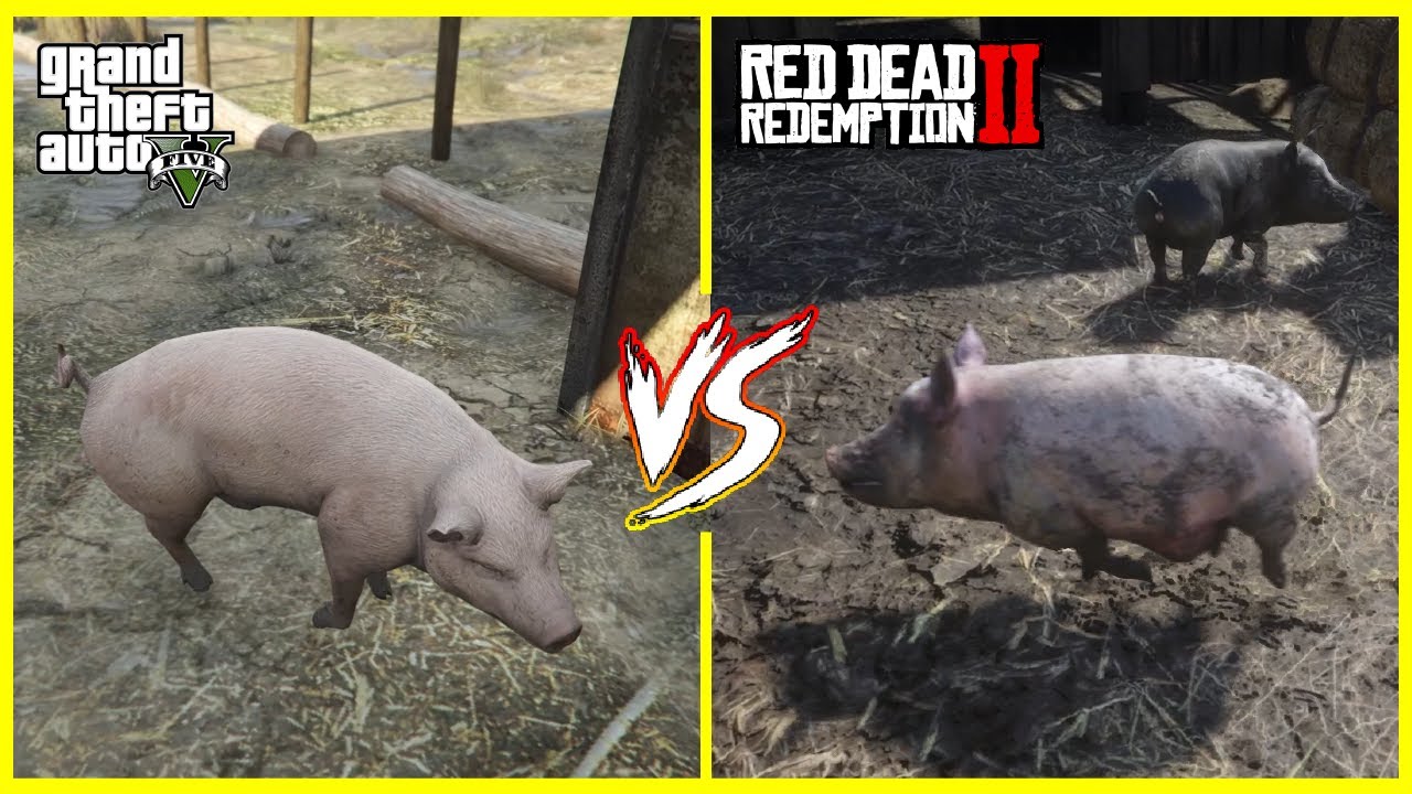 GTA 5 vs RDR2 - Epic Comparison - WICH IS THE BEST? (Insane Details ...